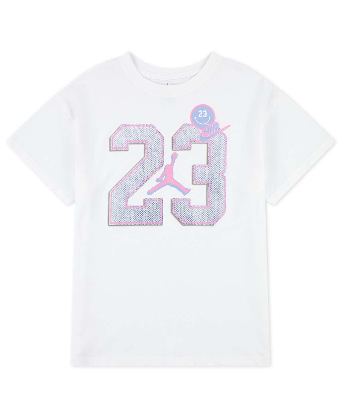 Click here for Jordan Big Girls Blue Jeans and Bling T-Shirt - Wh... prices