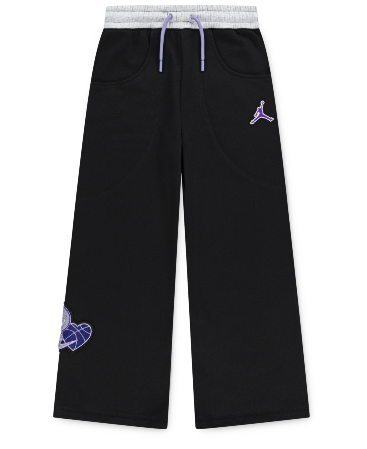 Click here for Jordan Big Girls Bling Fleece Pants - Black prices