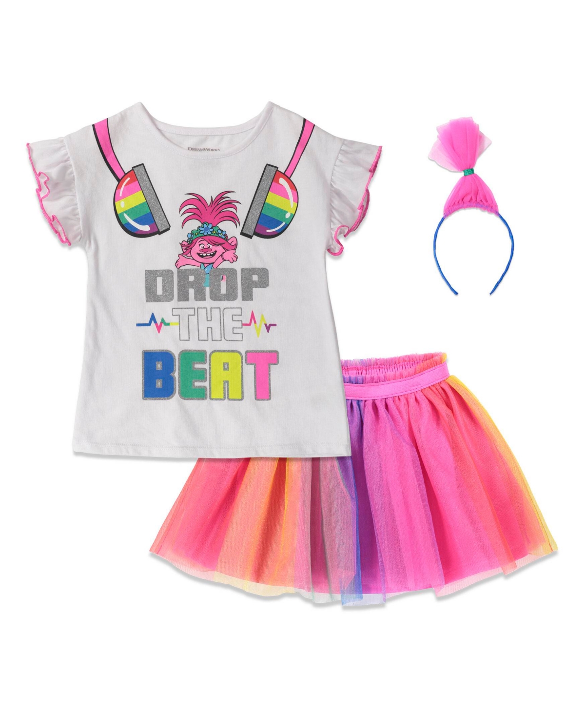 Click here for Trolls Toddler Girls DreamWorks Poppy T-Shirt Tull... prices