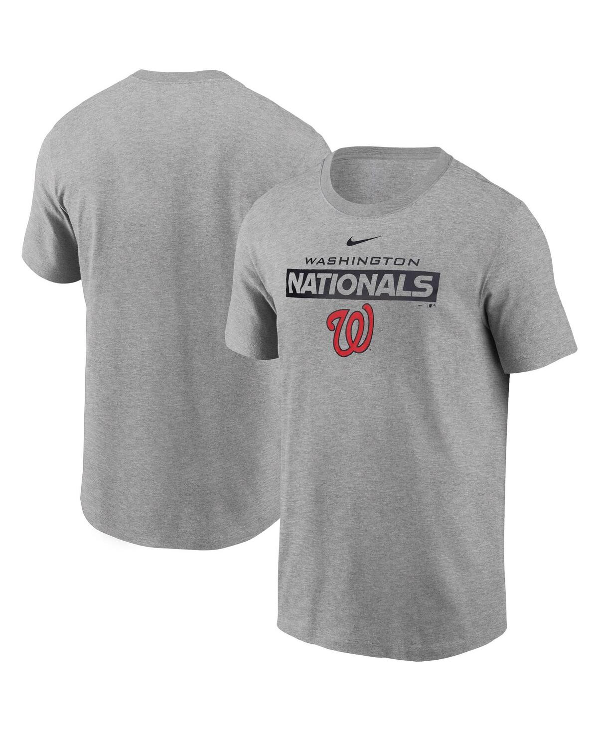 Click here for Nike Mens Heather Gray Washington Nationals Team T... prices