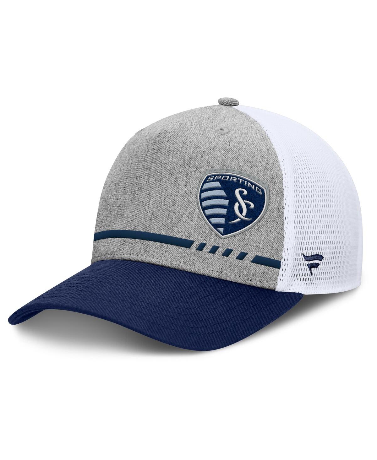 Click here for Fanatics Mens Heather Gray Sporting Kansas City Lo... prices
