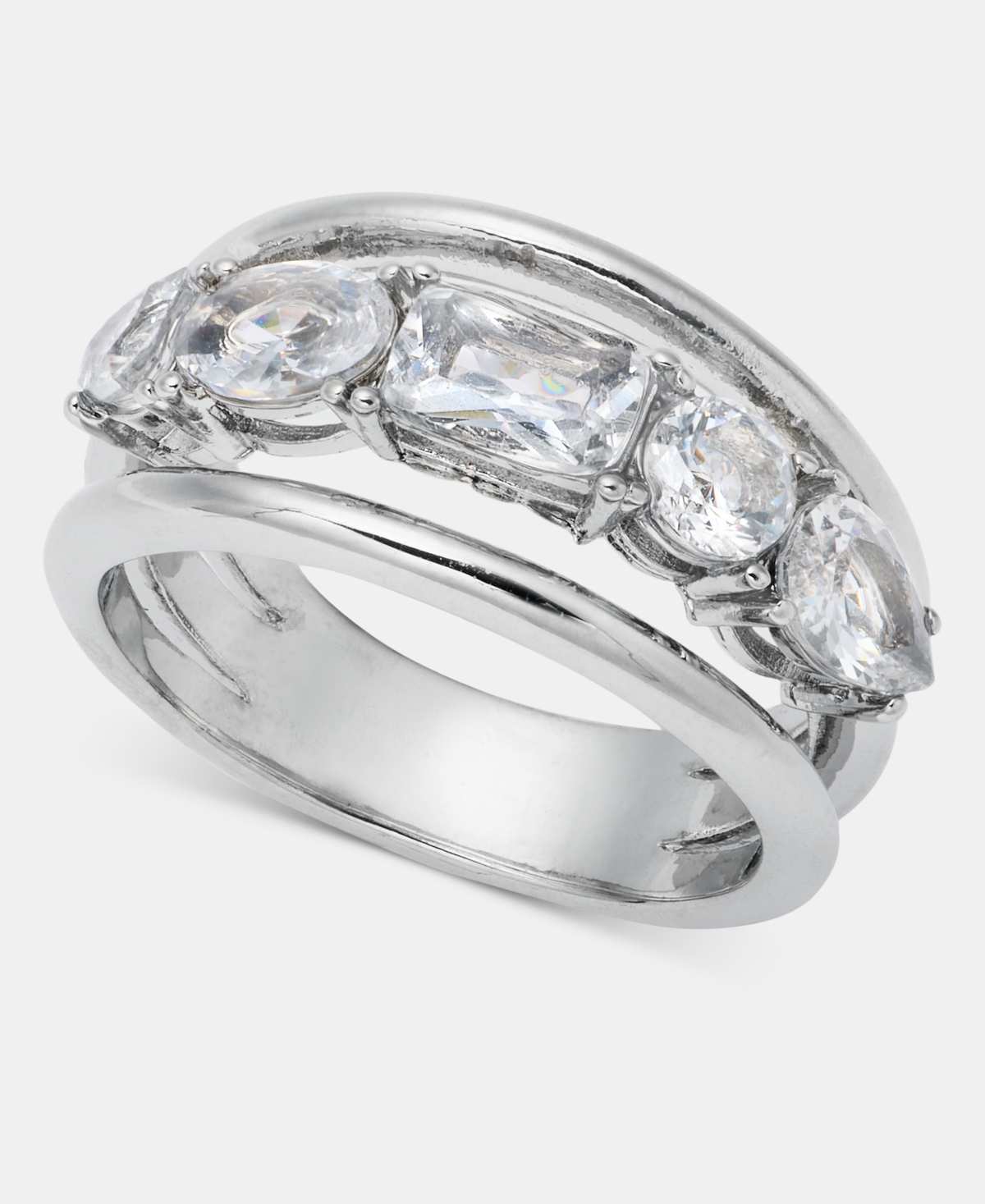 Click here for On 34th Multicolor Crystal Band Ring  Macys Exclus... prices