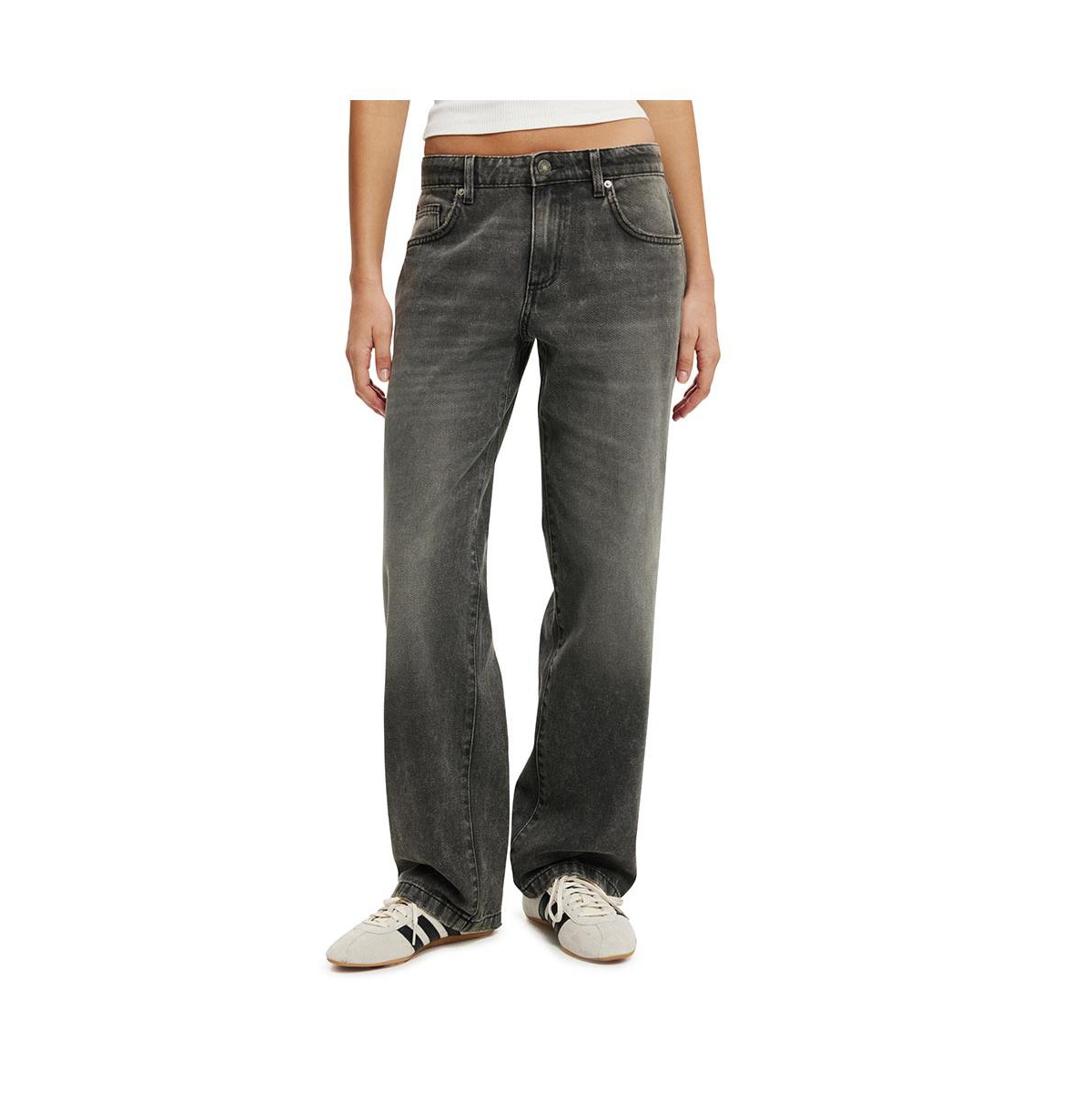 Click here for Cotton On Womens Low Rise Straight Jean - Domino b... prices