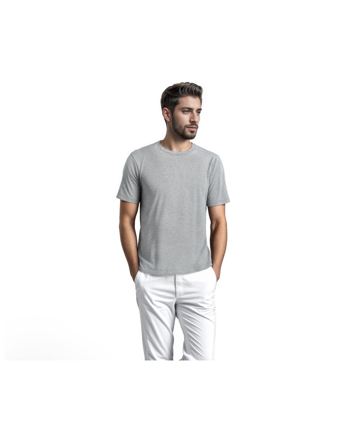 Click here for Scott Barber Mens Cotton/Lyocell Tee  heather - Gr... prices