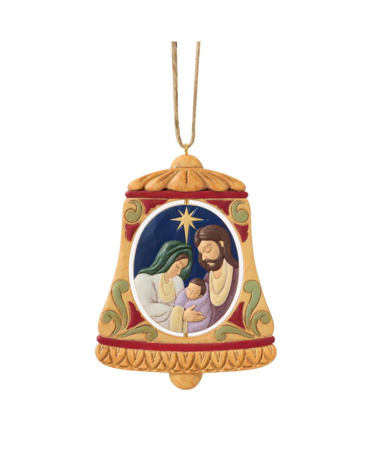 Click here for Jim Shore Rotating Holy Family In Bell Hanging Orn... prices