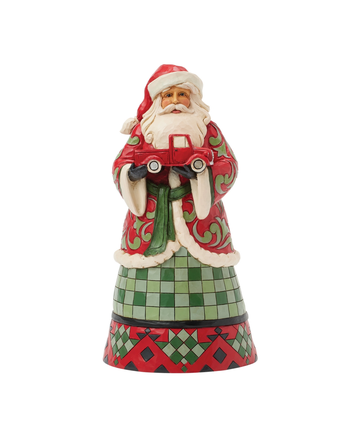 Click here for Jim Shore Highland Glen Santa Holding Truck - Mult... prices