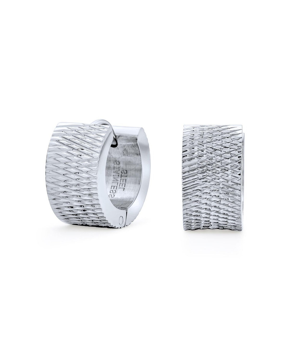 Click here for Bling Jewelry Geometric Carved Diagonal Slashes Ma... prices