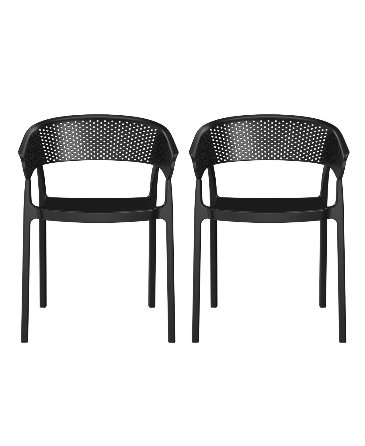 Click here for WestinTrends Outdoor Modern Stackable Plastic Resi... prices