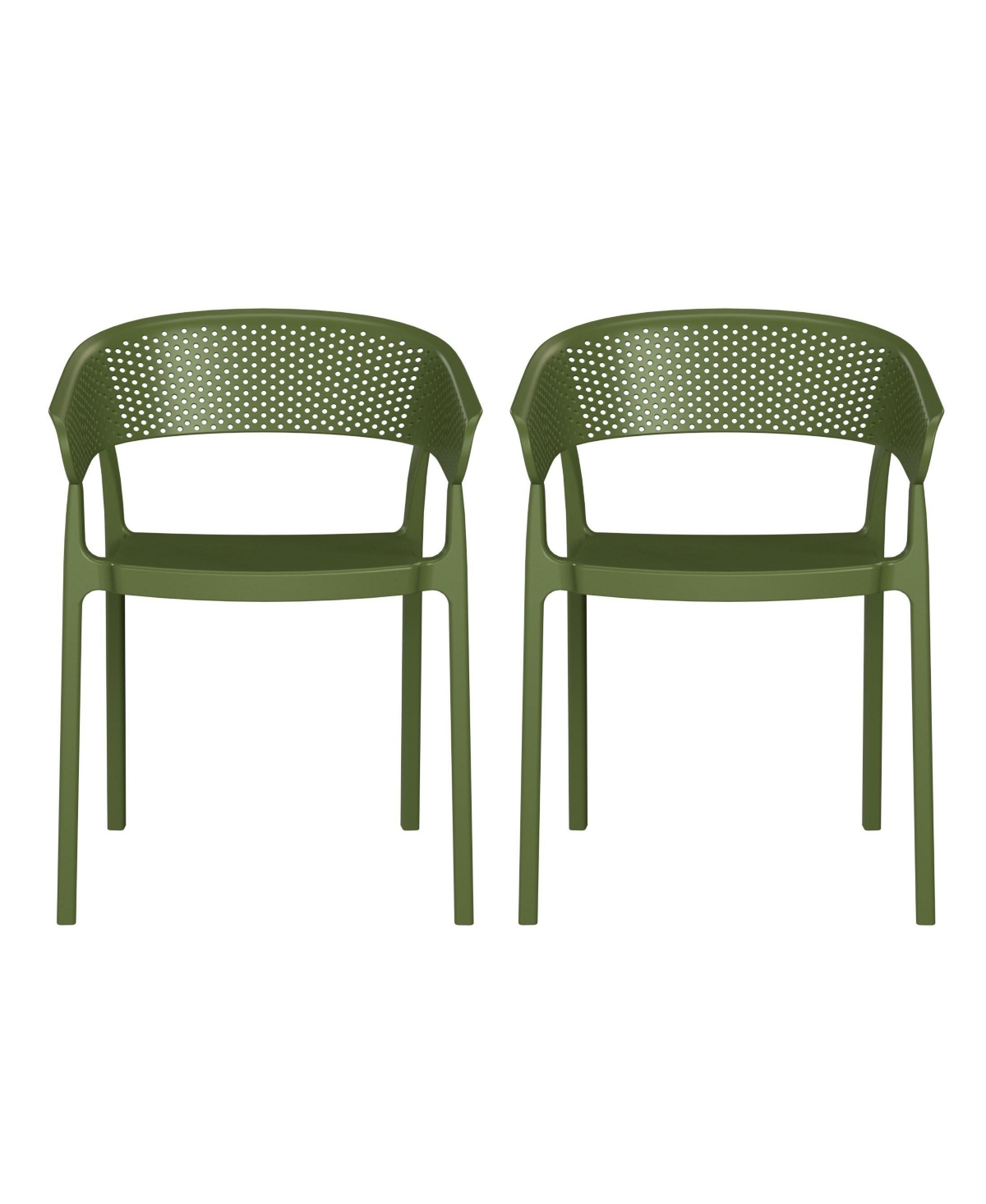 Click here for WestinTrends Outdoor Modern Stackable Plastic Resi... prices