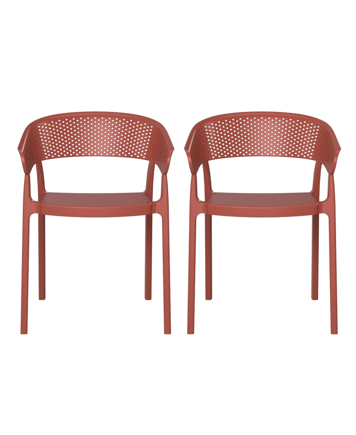 Click here for WestinTrends Outdoor Modern Stackable Plastic Resi... prices