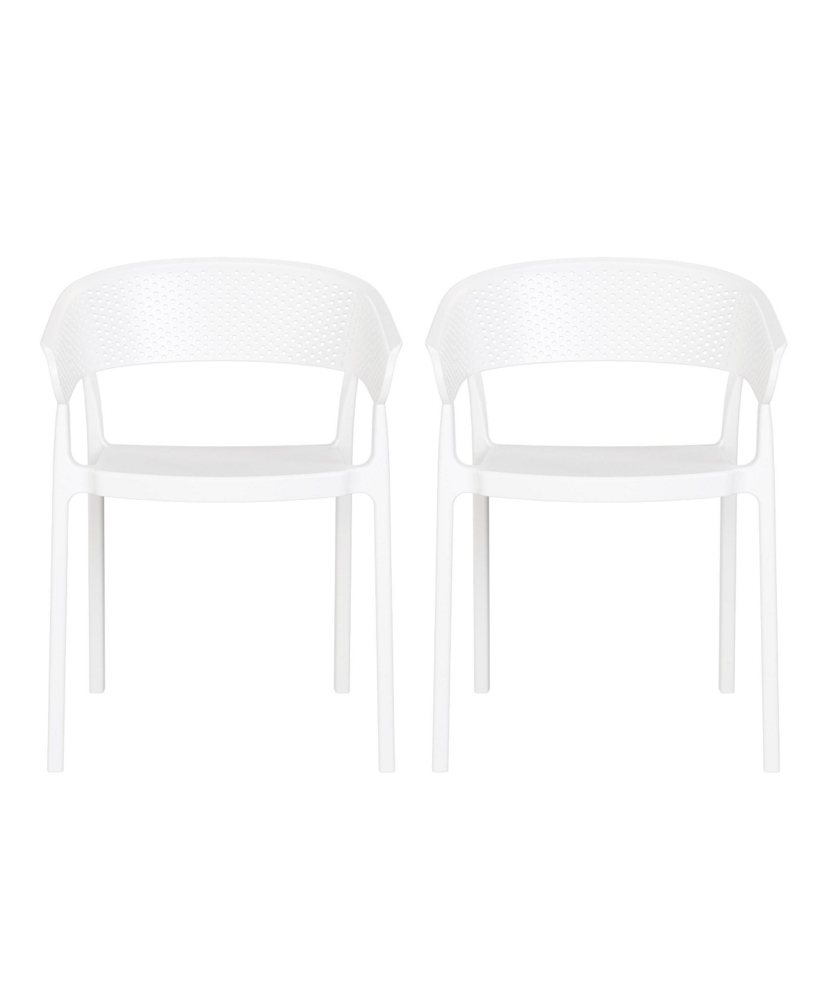 Click here for WestinTrends Outdoor Modern Stackable Plastic Resi... prices