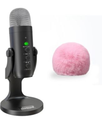 ZealSound Wireless Microphone K66DG-US and D65P Microphone Furry ...