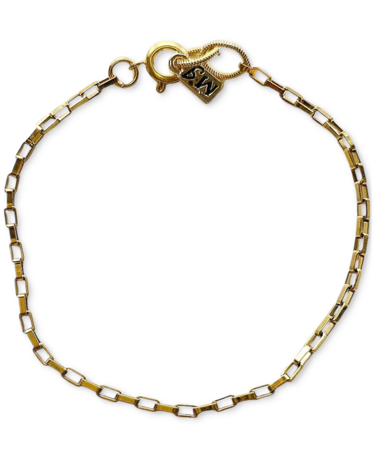 Click here for Minu Jewels Gold-Tone Box Chain Link Bracelet - Go... prices