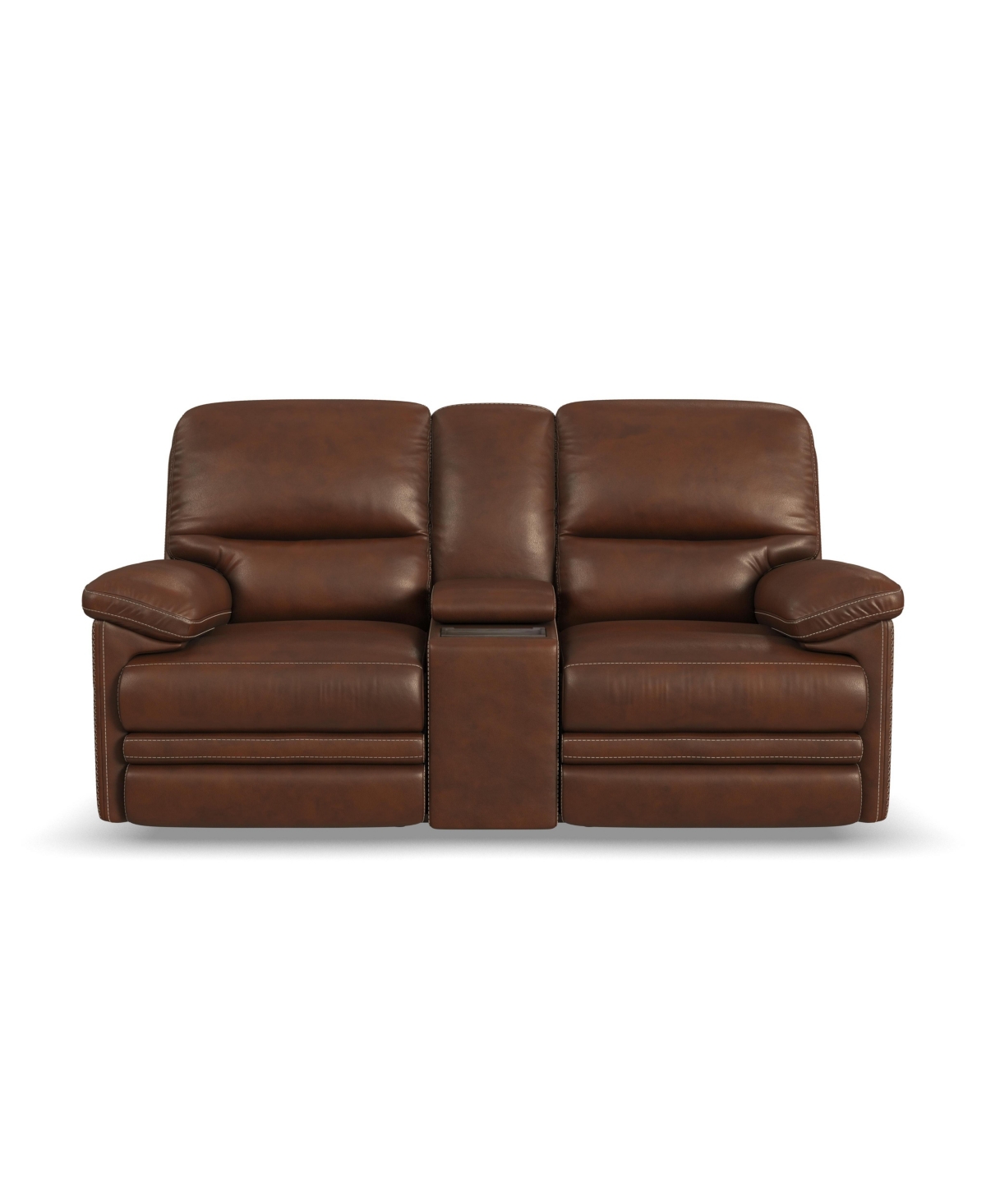 Click here for Flexsteel David 78 Pecan Leather Power Reclining L... prices
