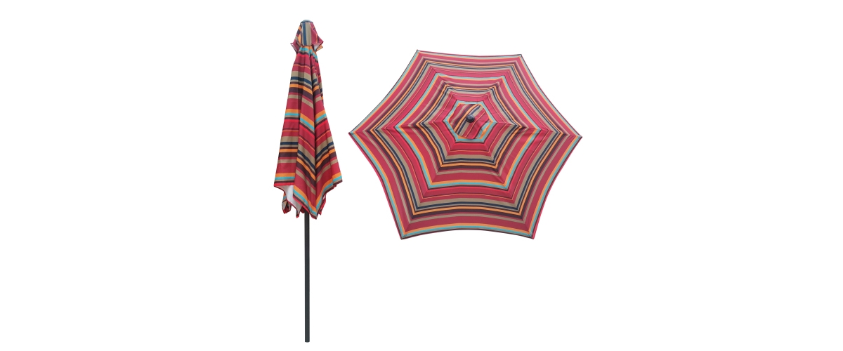 Click here for 9FT Red Stripes Patio Umbrella with Tilt and Crank... prices