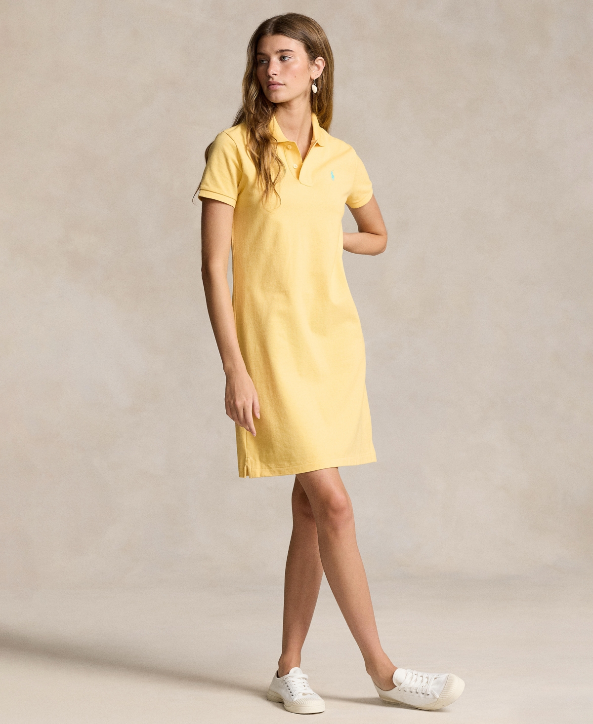 Click here for Polo Ralph Lauren Womens Cotton Mesh Polo Dress -... prices
