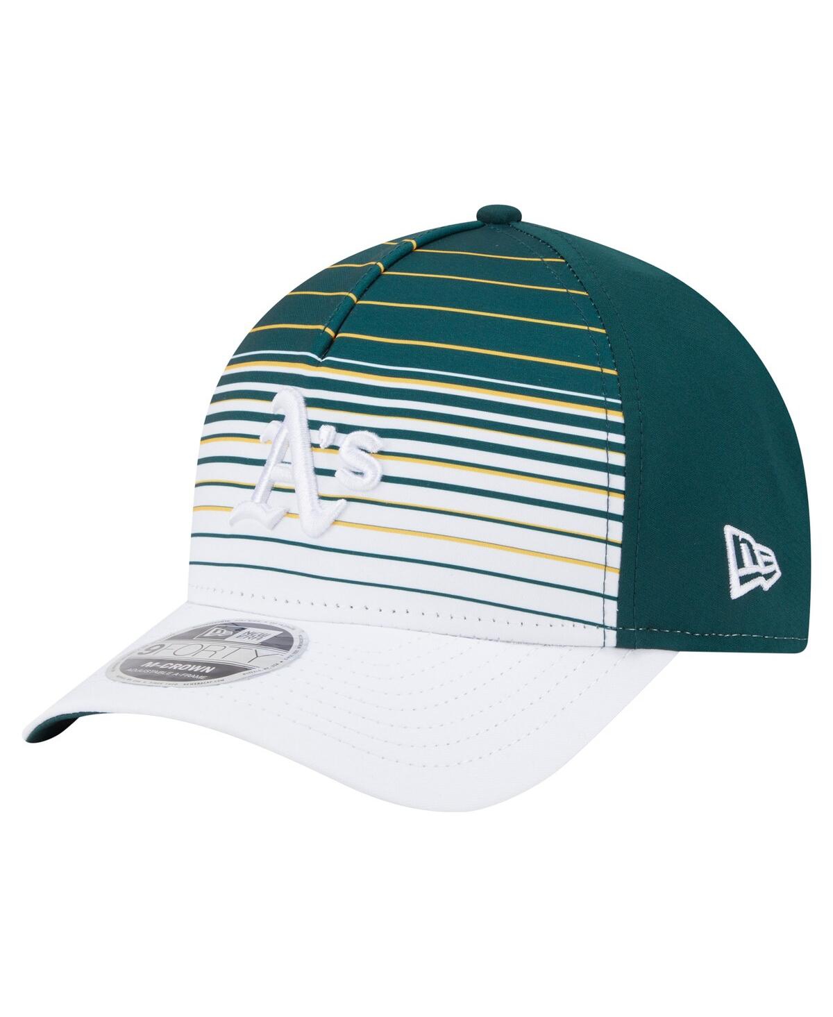 Click here for New Era Mens Green Athletics Gradient 9FORTY M-Cro... prices