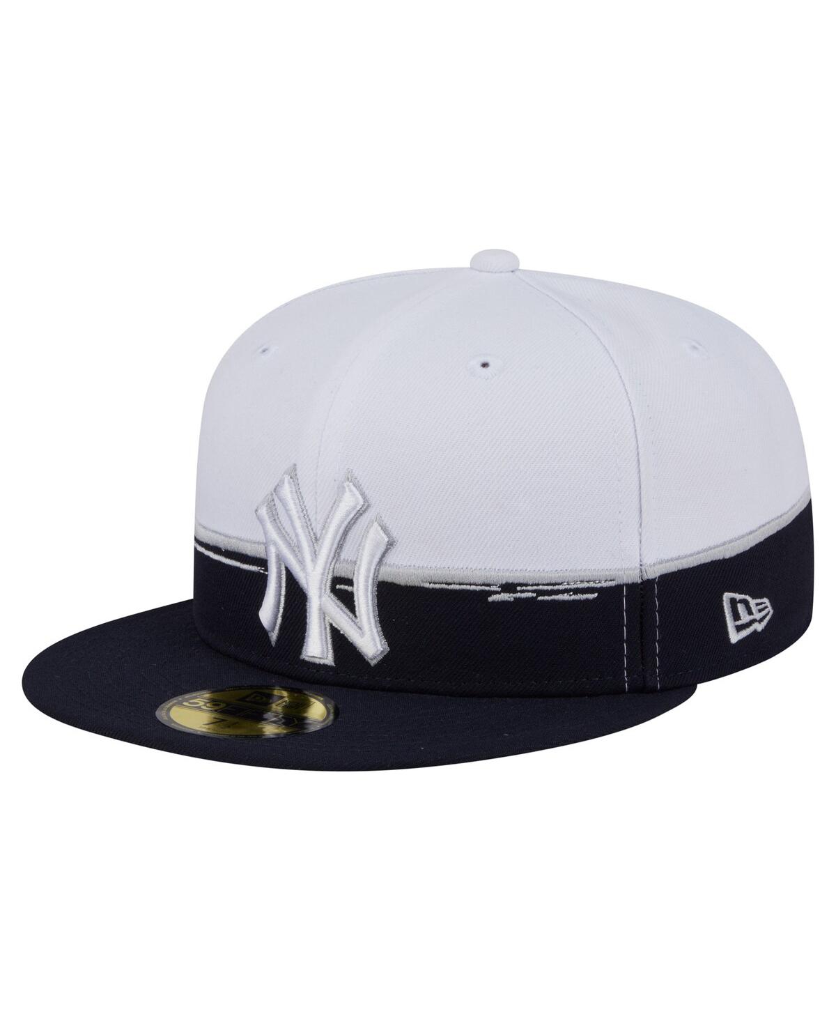 Click here for New Era Mens Navy/White New York Yankees Paint Str... prices