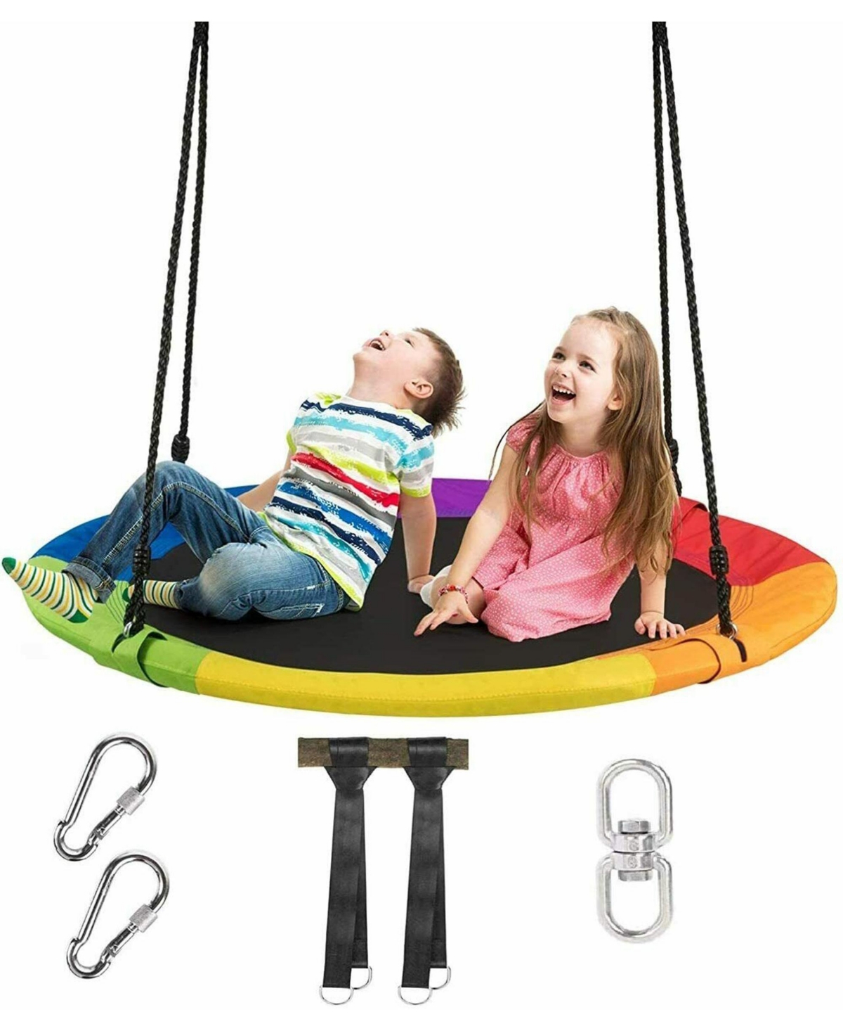 Click here for Gymax 40 770 lbs Flying Saucer Tree Swing Kids Gif... prices