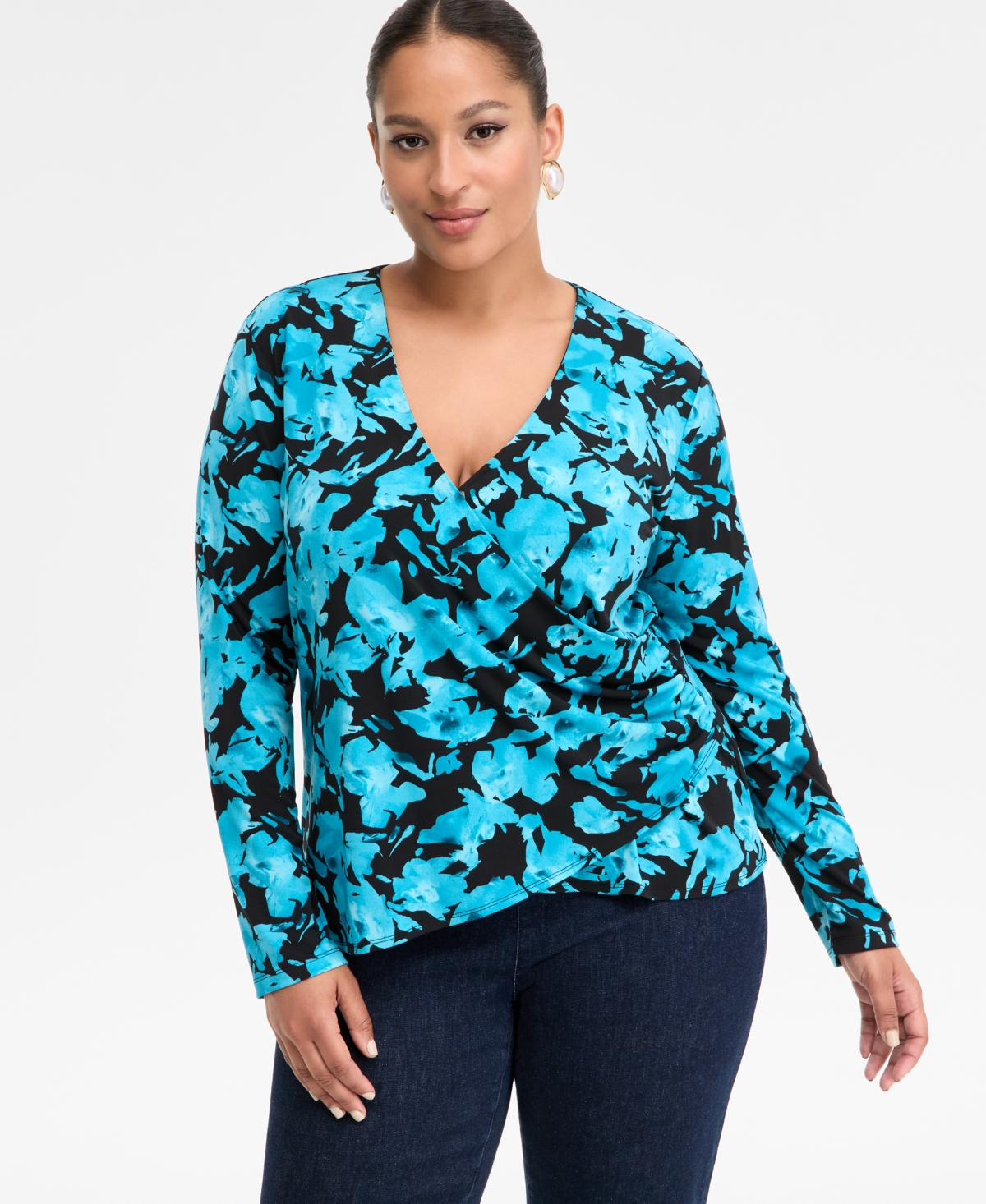 Click here for I.n.c. International Concepts Plus Size Printed Lo... prices