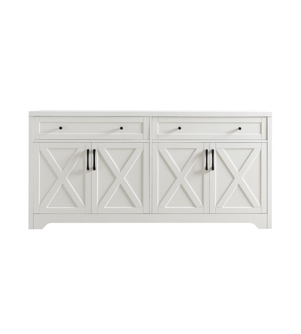 Click here for Casainc 61" White Freestanding Base Kitchen C... prices