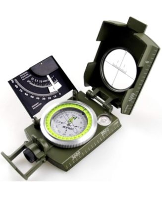 AOFAR AF-4074 Military Compass for Hiking,Lensatic Sighting Waterproof ...