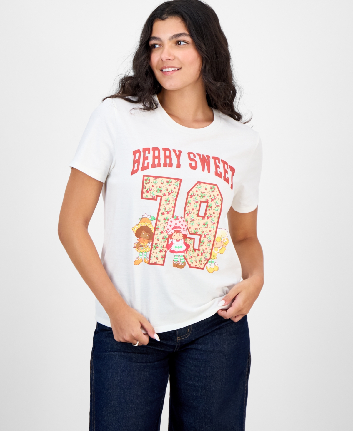 Click here for Love Tribe Juniors Berry Sweet Graphic T-Shirt - W... prices