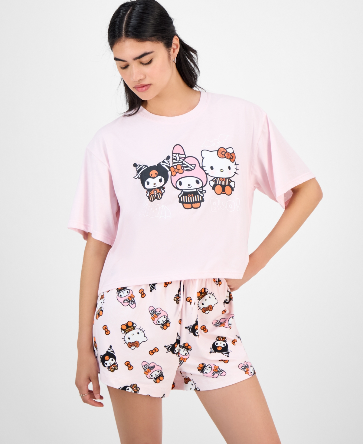 Click here for Love Tribe Juniors Spooky My Melody Trio T-Shirt -... prices