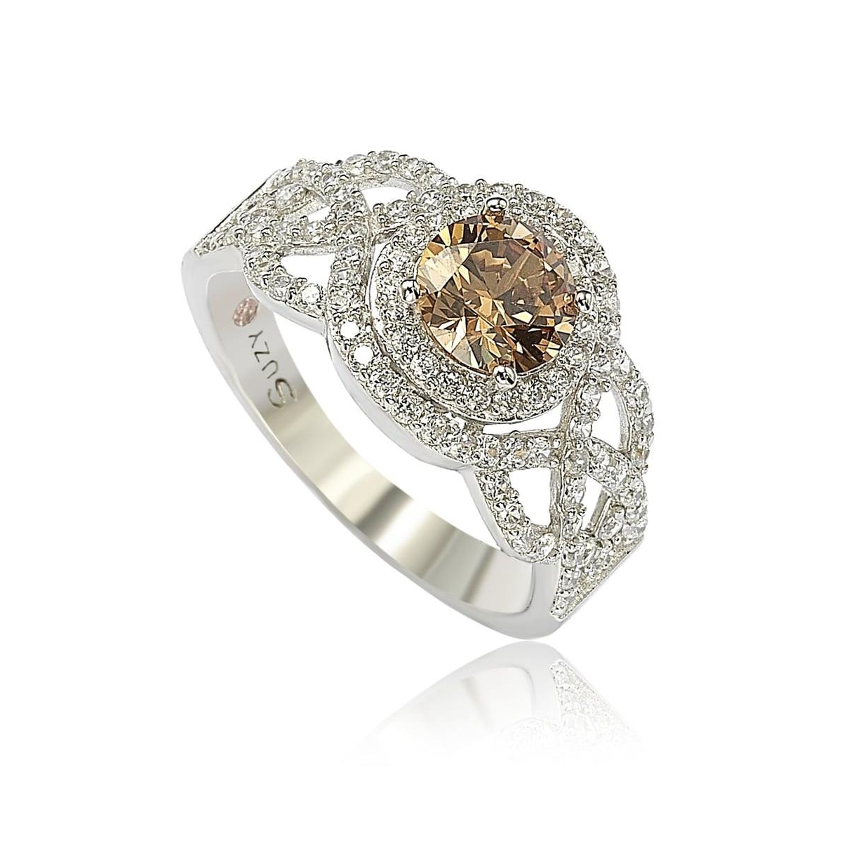 Click here for Suzy Levian Sterling Silver Cubic Zirconia Braided... prices