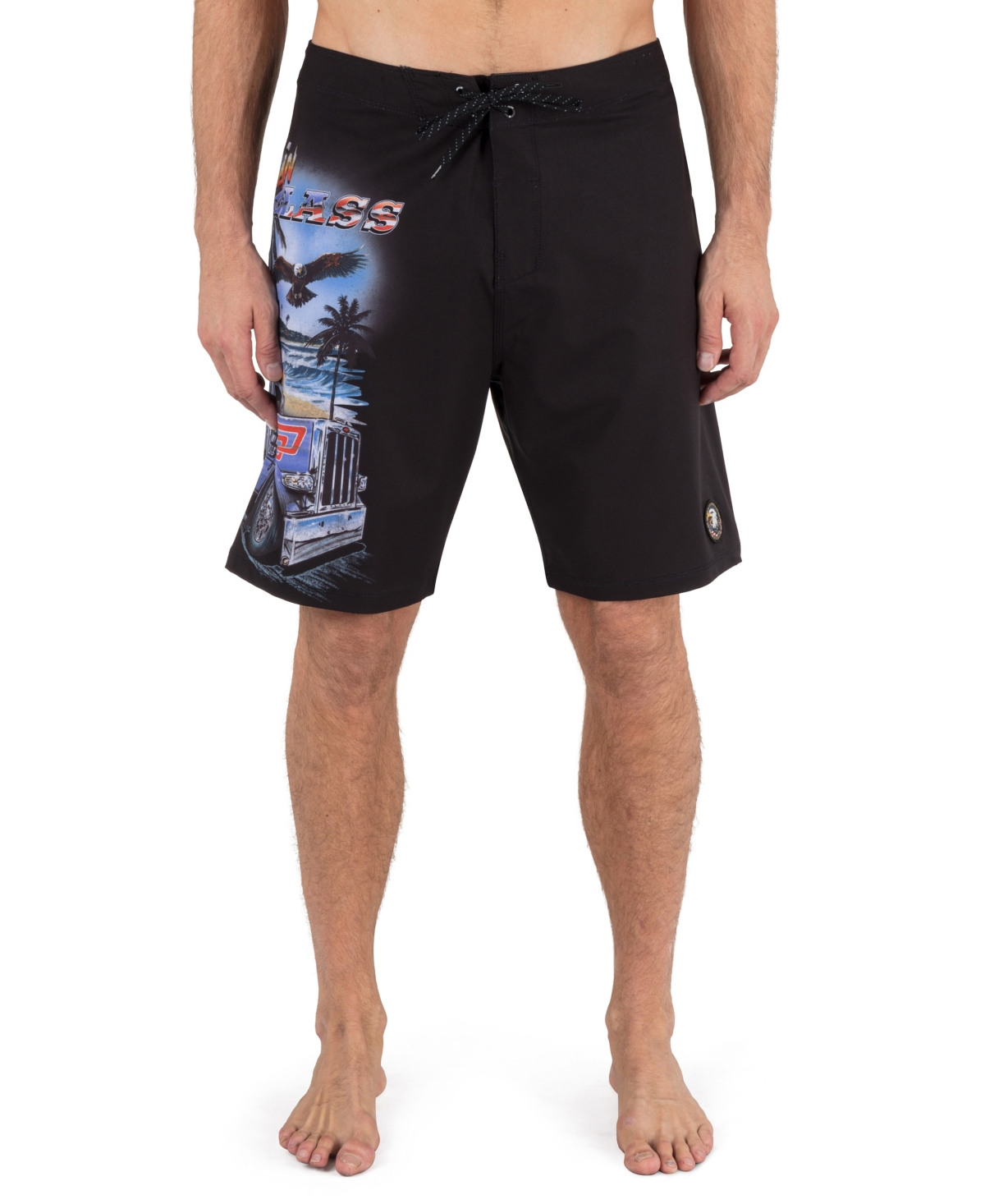 Click here for Hurley Mens Phantom Haulin Glass Boardshorts - Bla... prices