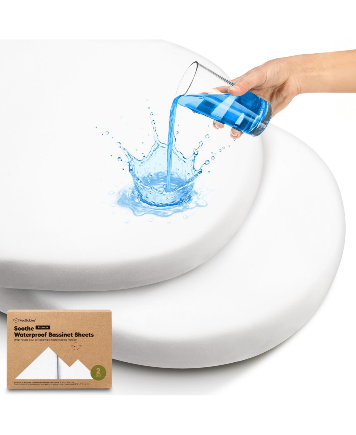 Click here for KeaBabies 2pk Soothe Waterproof Bassinet Sheets fo... prices