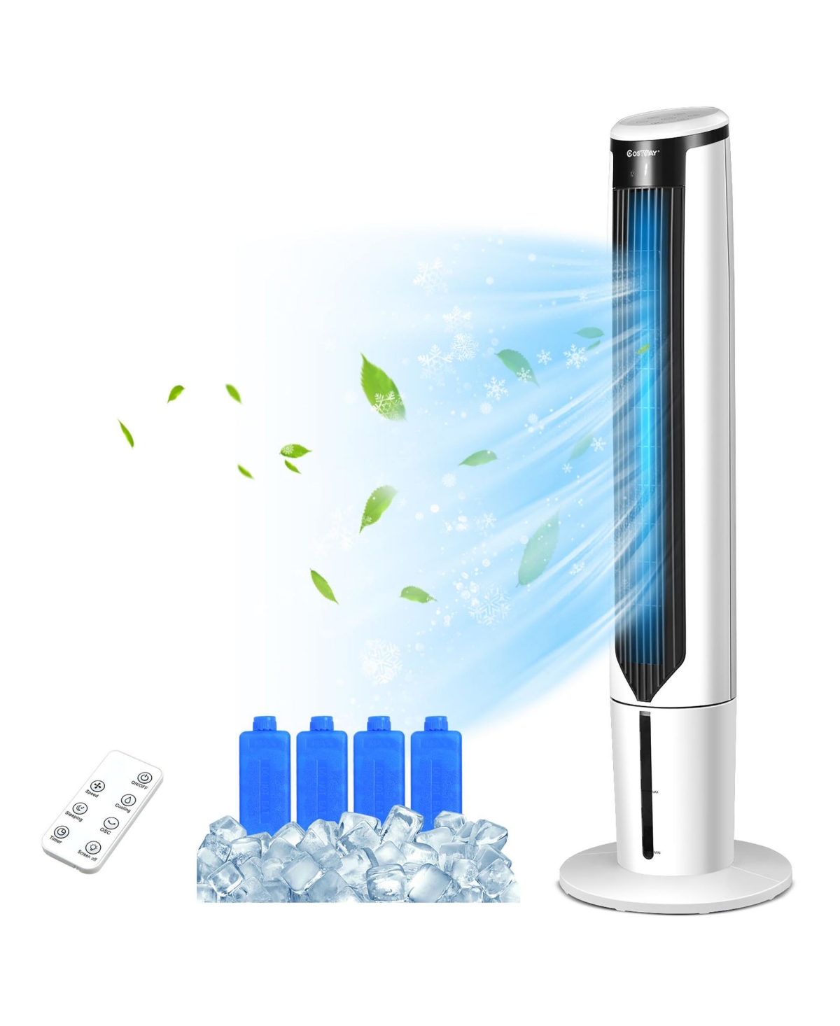 Click here for Costway 41 Evaporative Air Cooler Quiet Cooling Os... prices