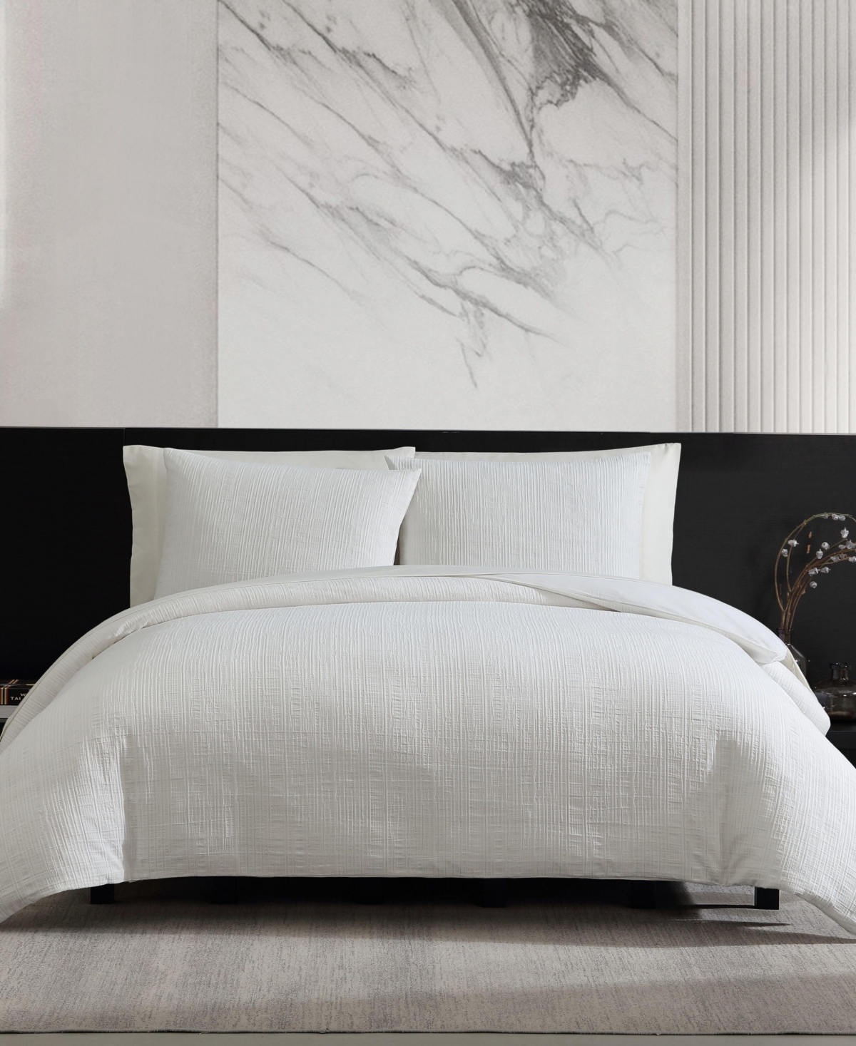 Click here for Vera Wang Bark Texture Cotton Jacquard 3-Pc. Duvet... prices
