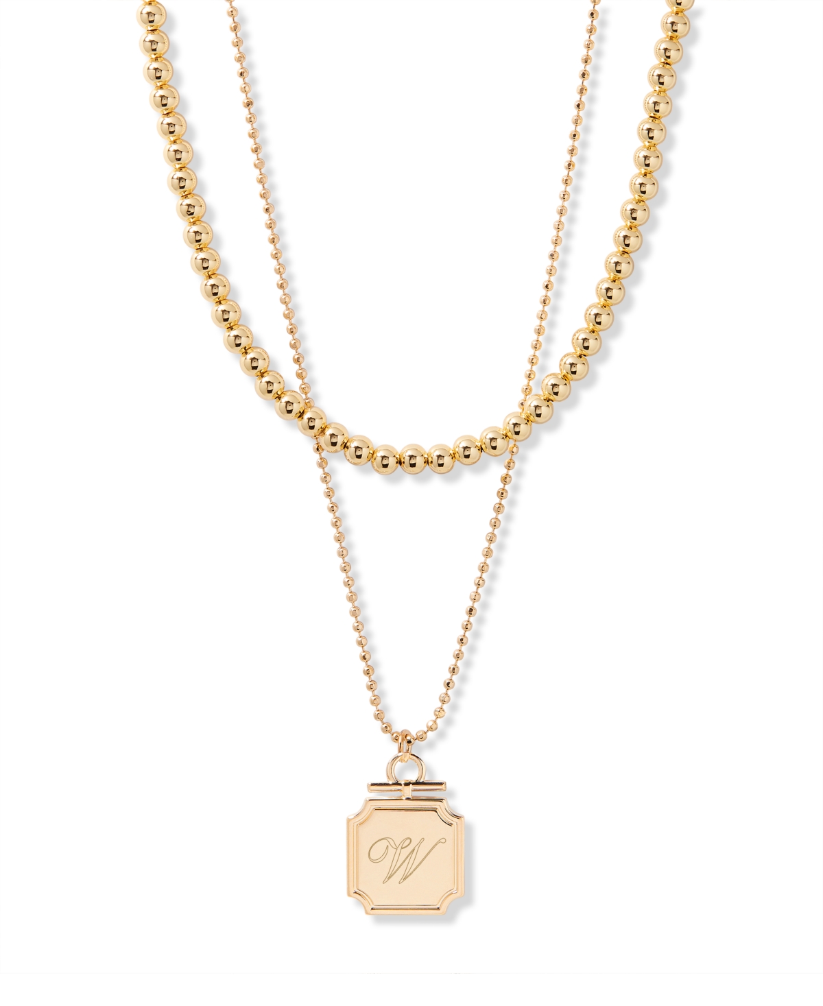 Click here for brook & york Gold Plated Margot Initial Layering N... prices