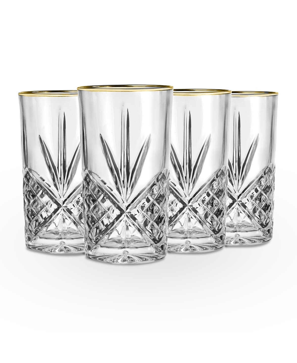 Click here for Godinger Dublin Gold Highball Glasses  Set of 4 -... prices