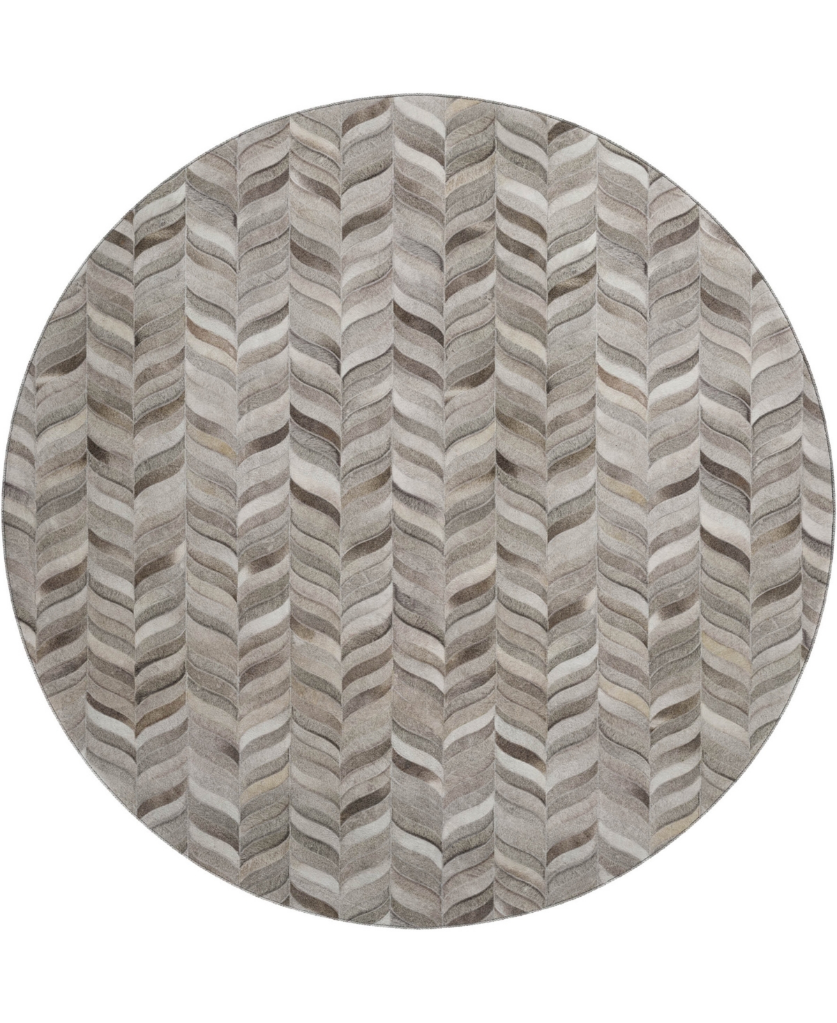 Click here for Dalyn Bozeman BM11 8x8 Round Area Rug - Gray prices