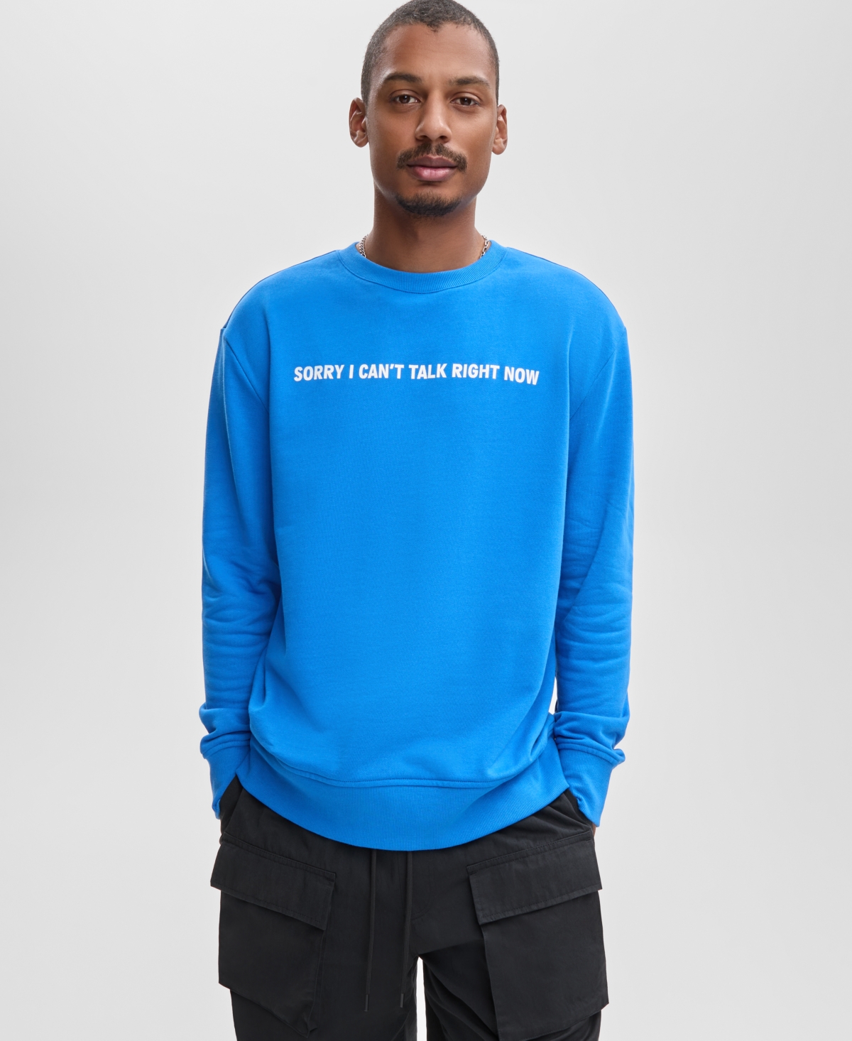 Click here for Mode of One Mens Cotton Sorry Graphic Sweatshirt... prices