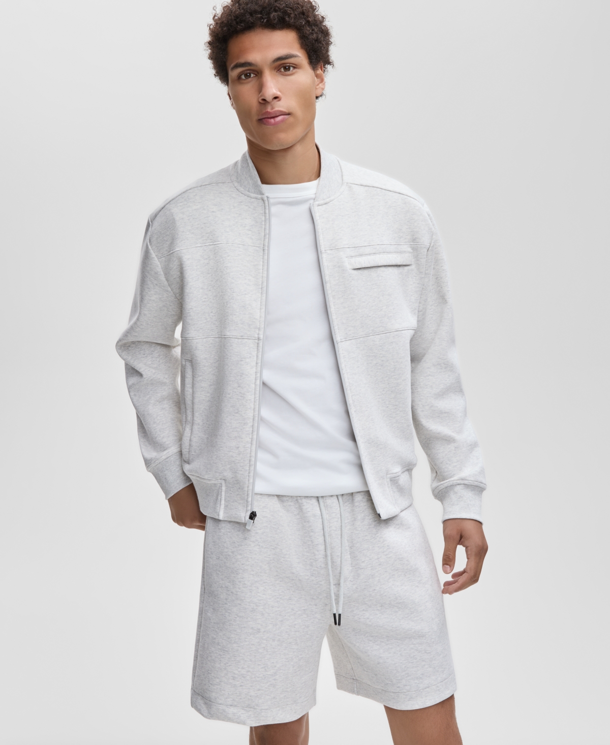 Click here for Mode of One Mens Relaxed Fit Long Sleeve Zip-Front... prices