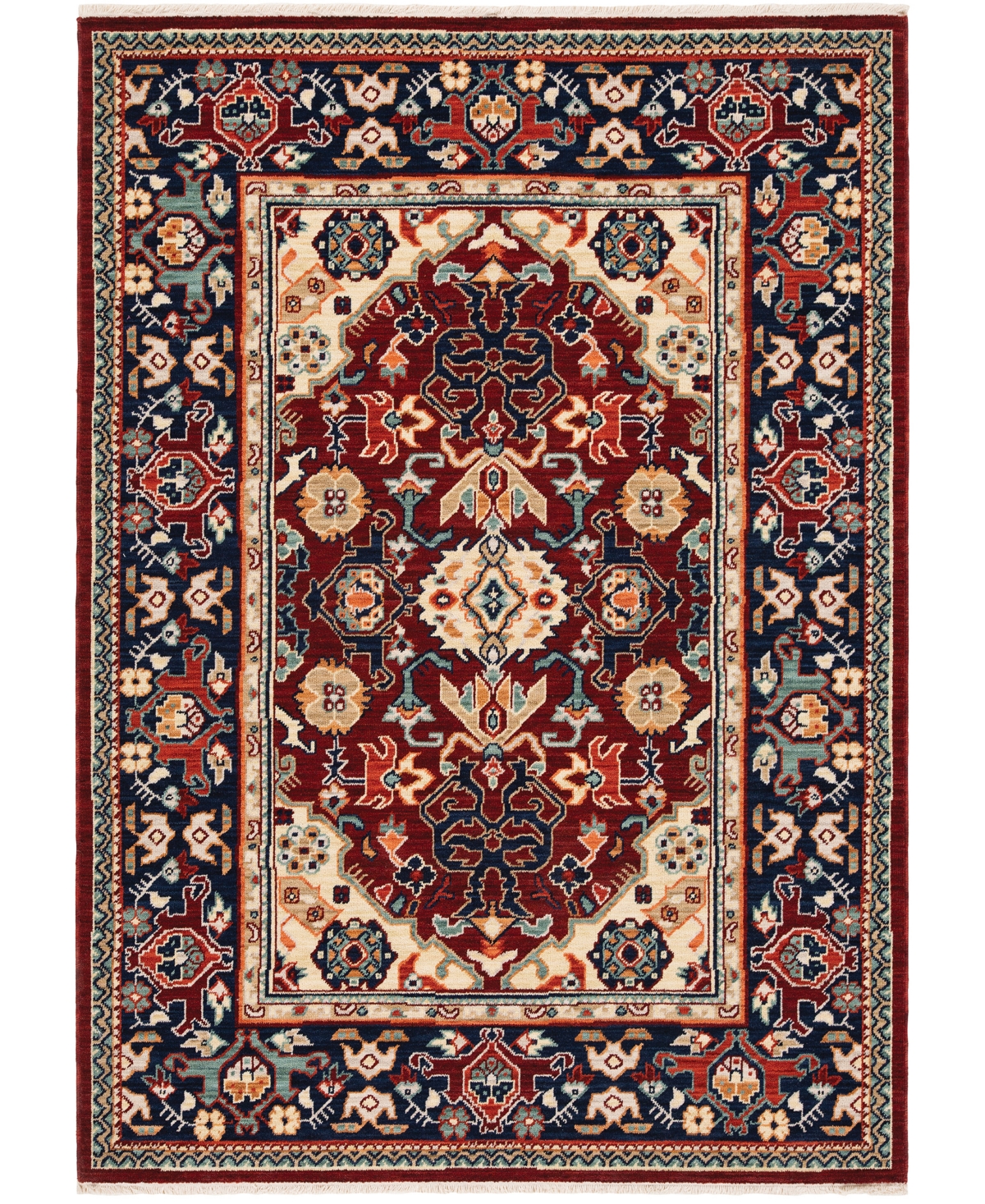 Click here for Oriental Weavers Lilihan 2062R 2x3 Area Rug - Red prices