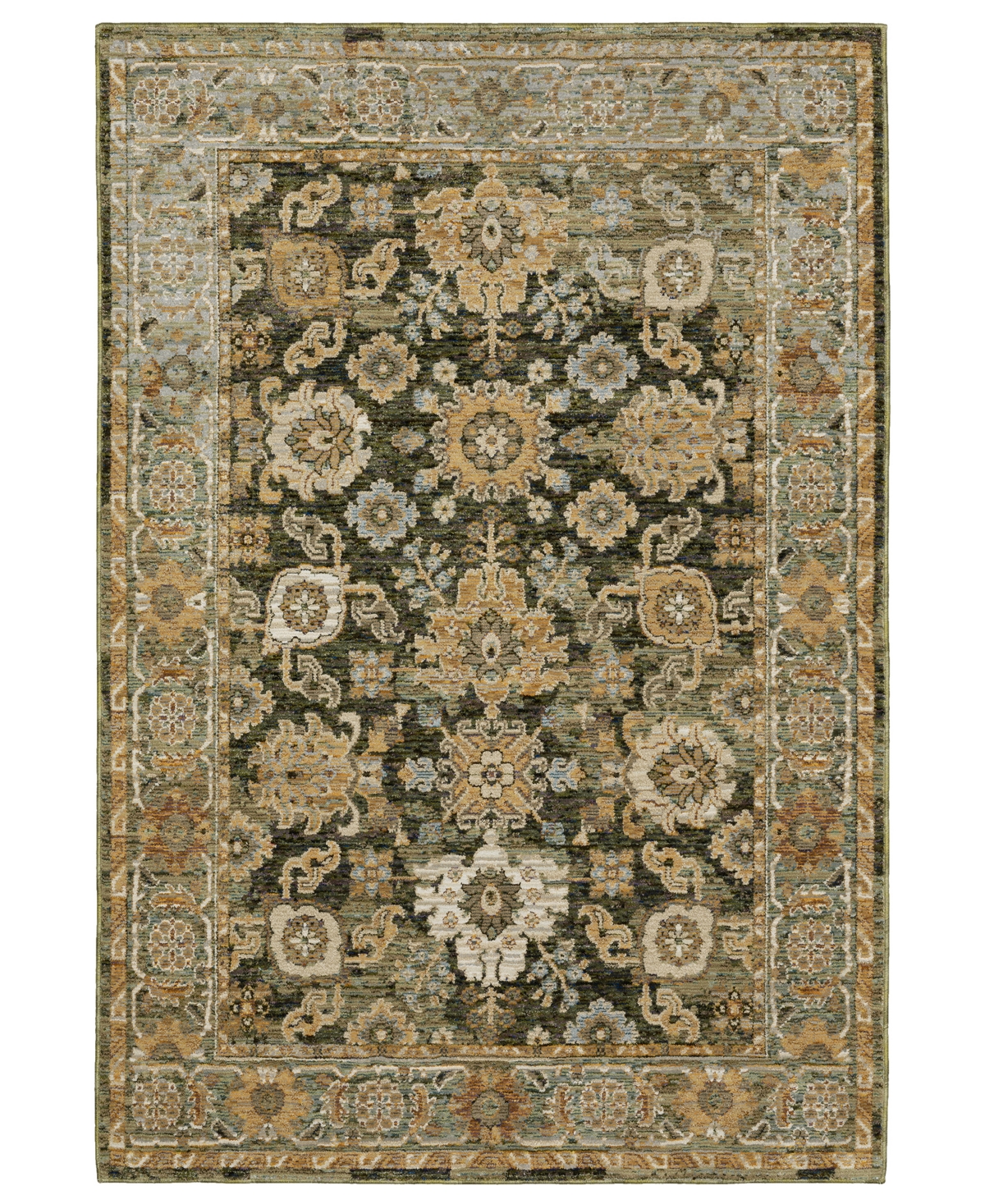 Click here for Oriental Weavers Andorra 2417B 110x32 Area Rug - G... prices