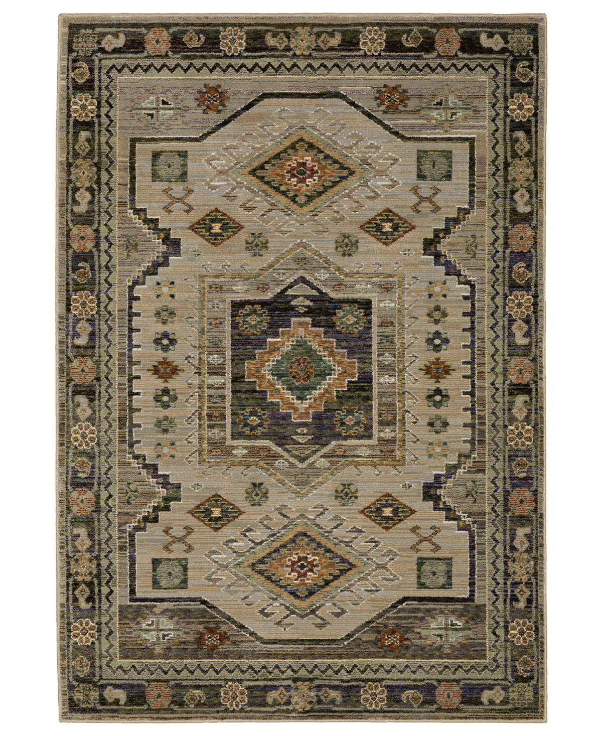 Click here for Oriental Weavers Andorra 2442D 33x52 Area Rug - Gr... prices