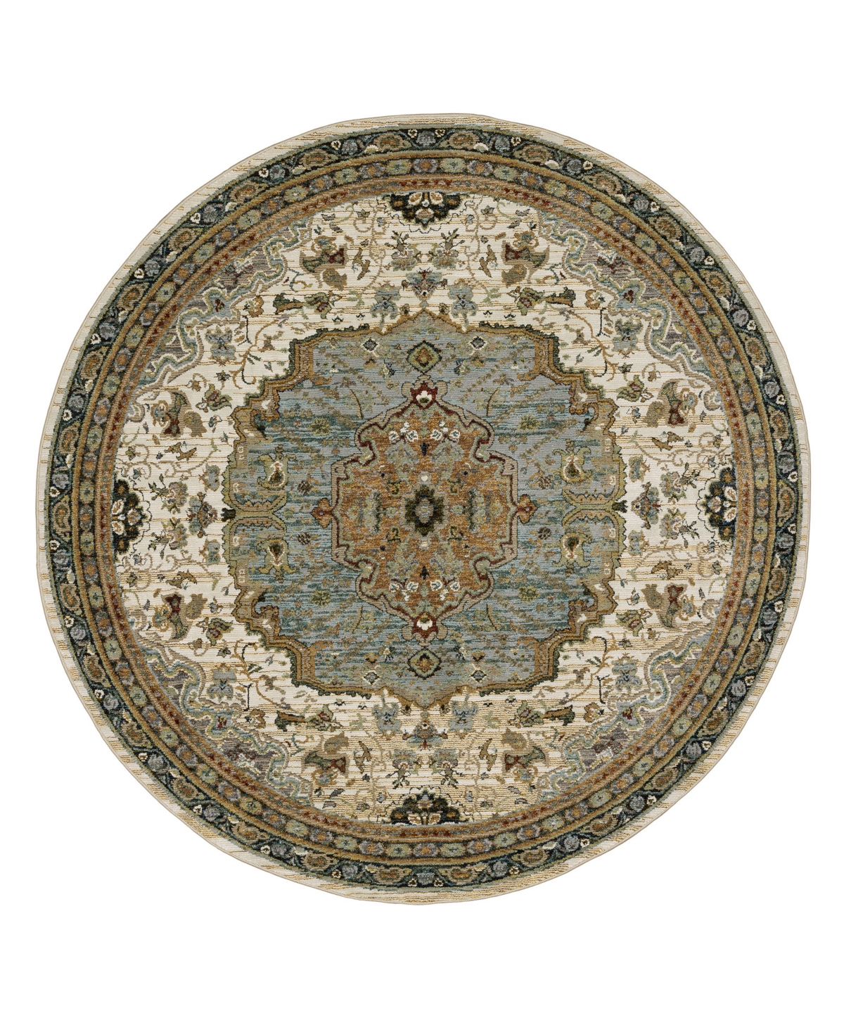 Click here for Oriental Weavers Andorra 2451B 710x710 Round Area... prices