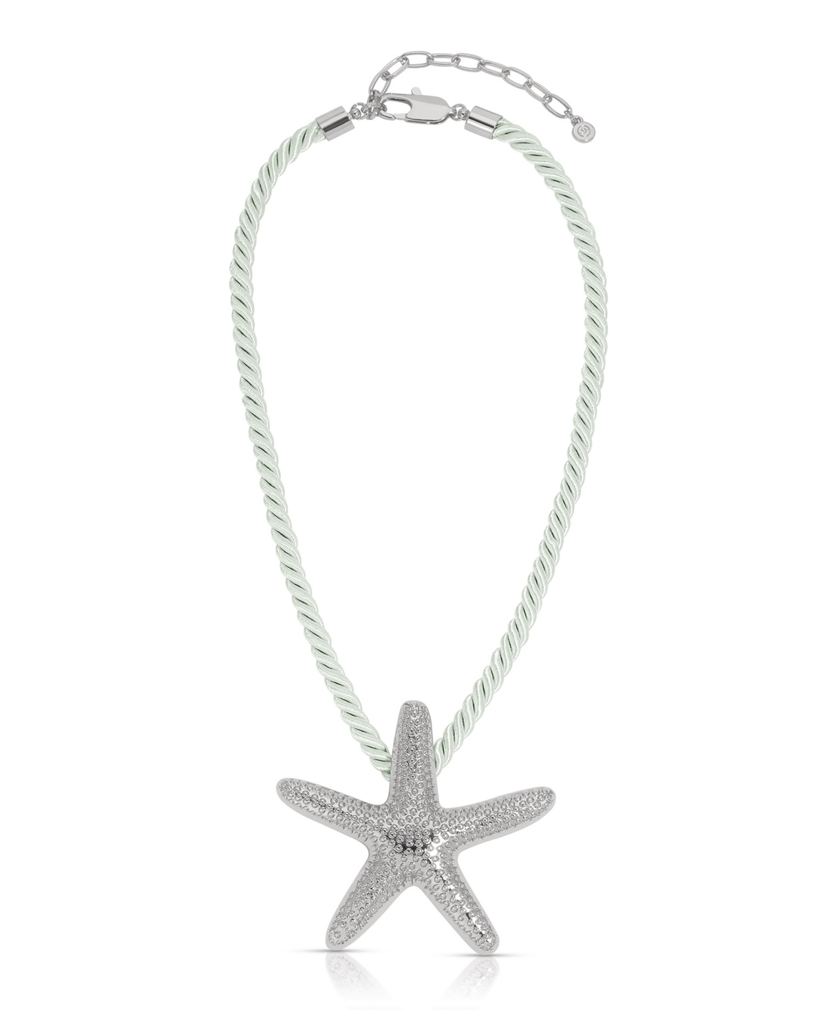 Click here for Ettika Starfish Statement Pendant Necklace - Silve... prices