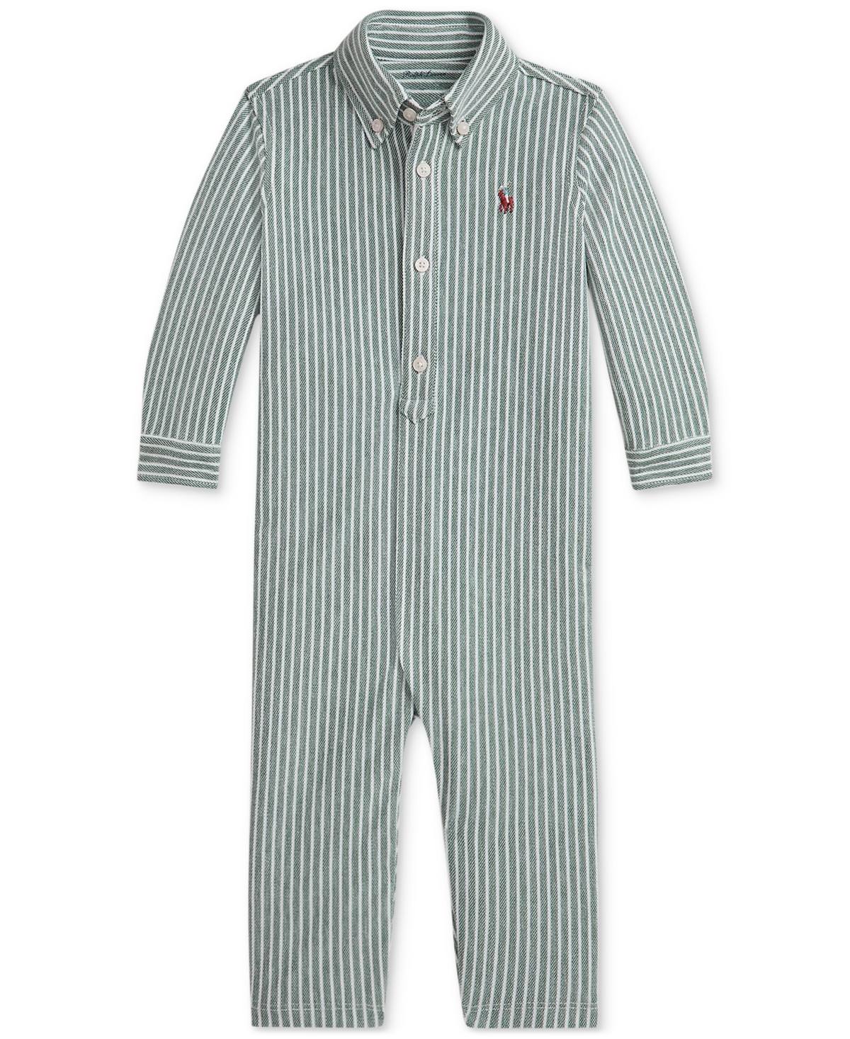 Click here for Polo Ralph Lauren Baby Boys Striped Oxford Coveral... prices