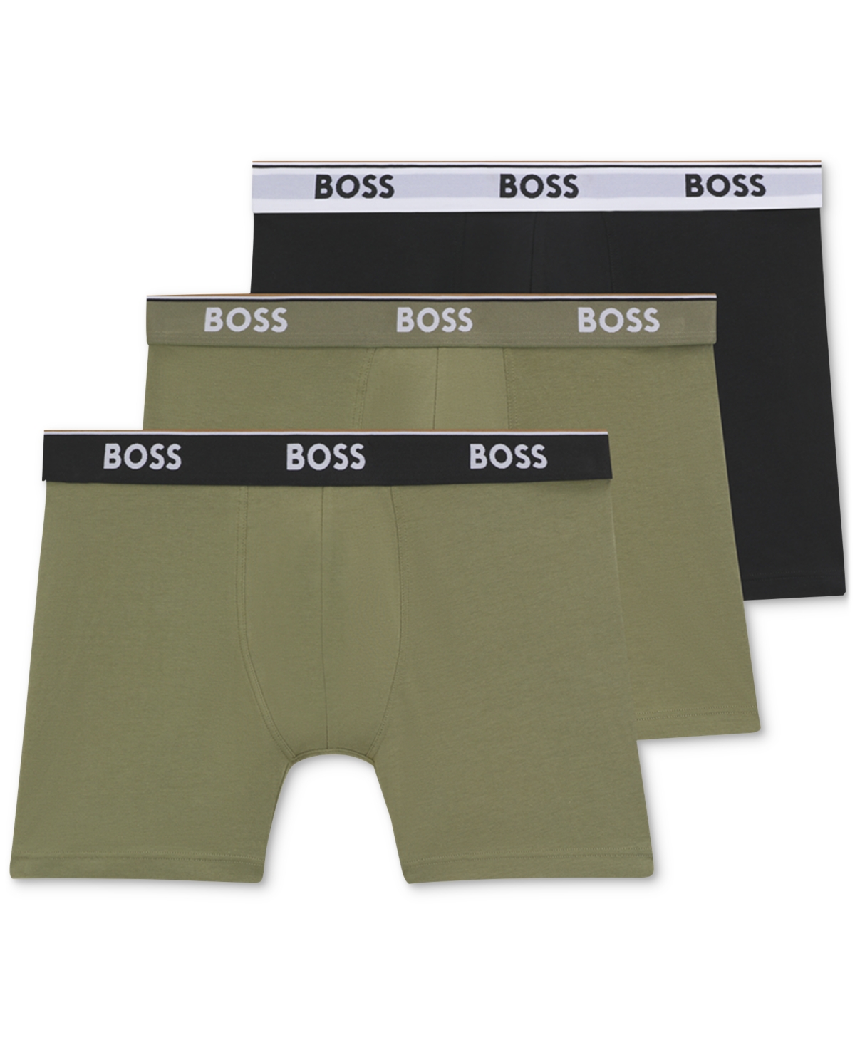 Click here for Boss by Hugo Boss Mens Power 3-Pk. Tipped Logo Wai... prices