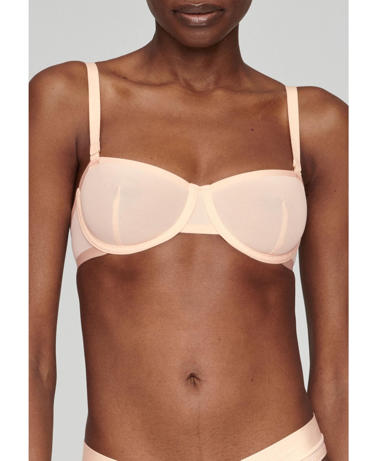 Click here for Cuup Womens The Balconette - Mesh - Blush prices