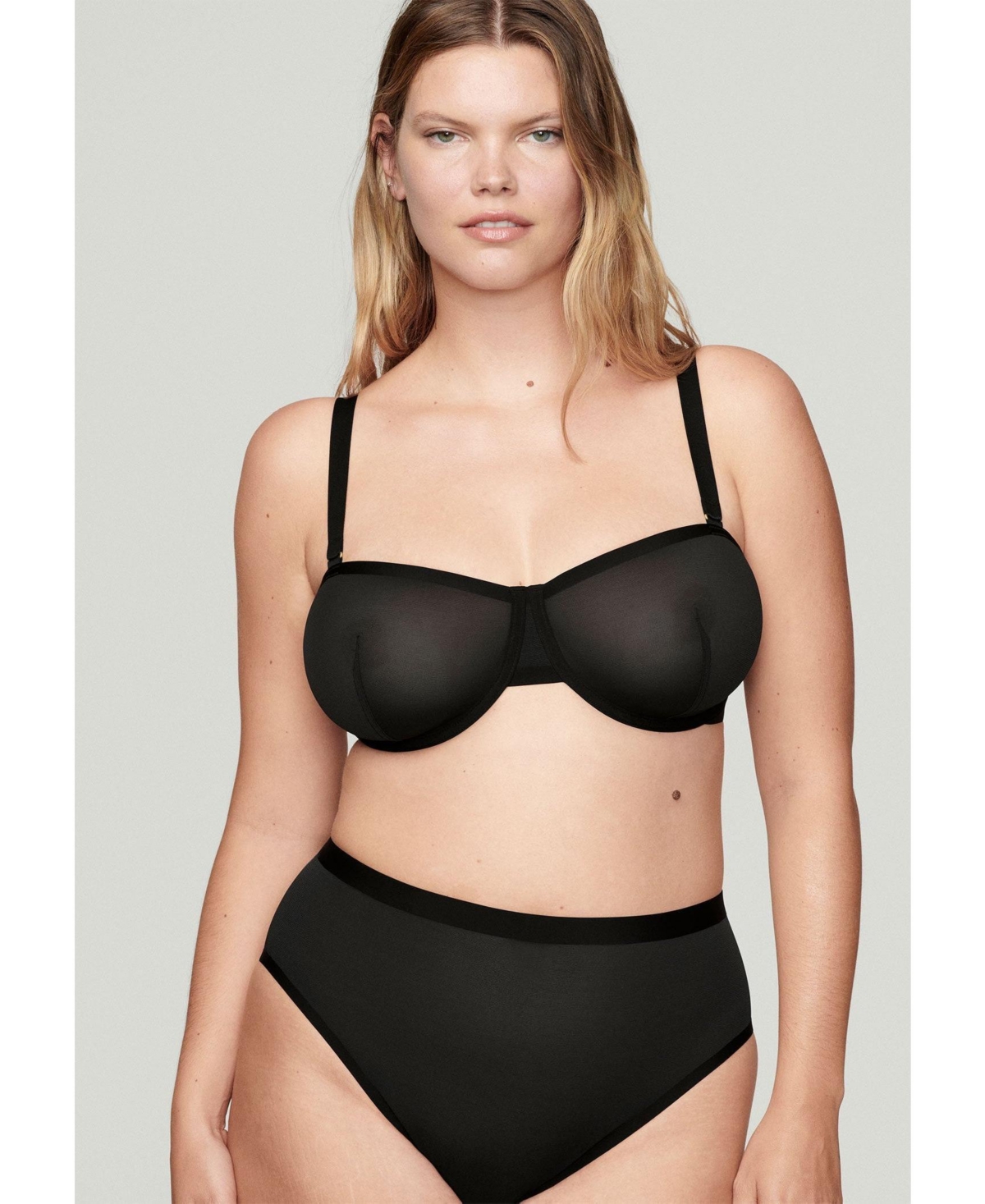 Click here for Cuup Womens The Balconette - Mesh - Black prices