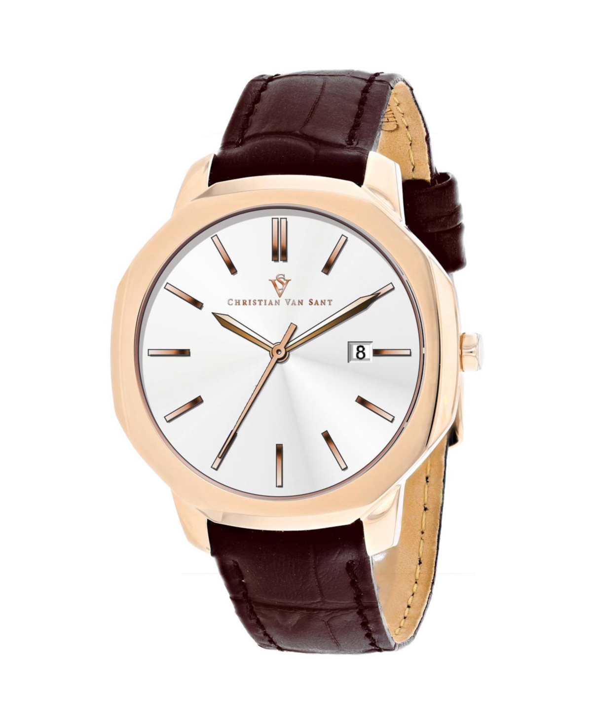 Click here for Christian Van Sant Mens Octavius Slim Silver Dial... prices