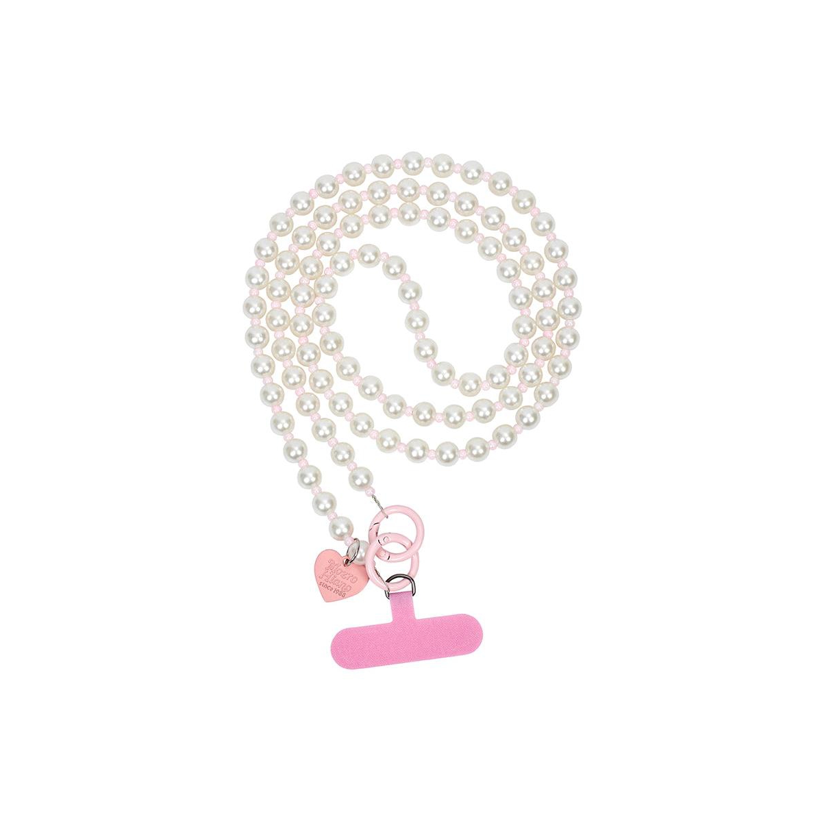 Click here for Auramma Pearl Beaded Lanyard - Pearlescent white /... prices
