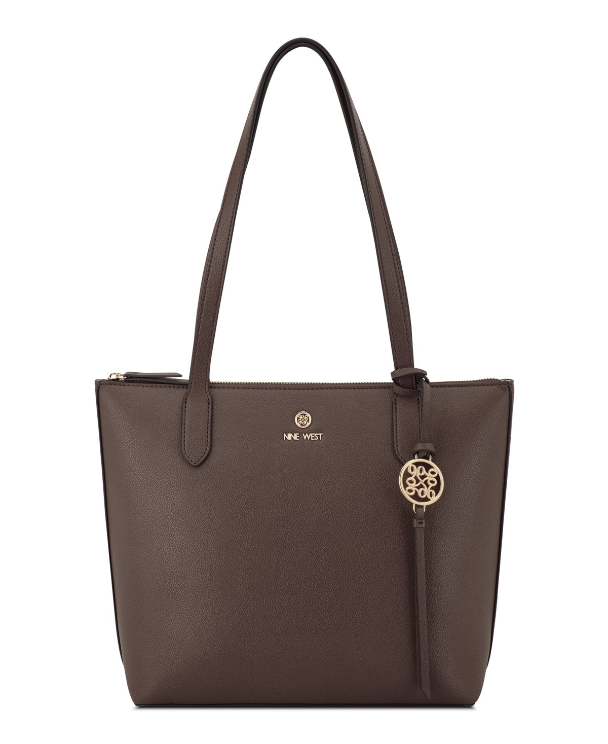 Click here for Nine West Raegan Top Zip Mini Tote Bag - Cocoa prices